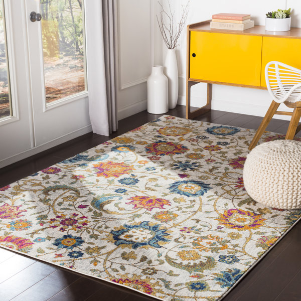 Mistana™ Hillsby Floral Multicolor Area Rug & Reviews | Wayfair