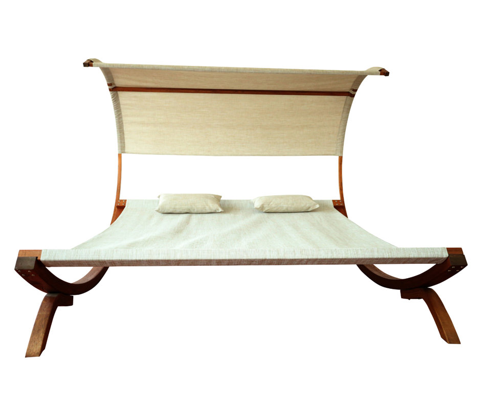 Leisure Season Sunbed with Canopy & Reviews | Wayfair