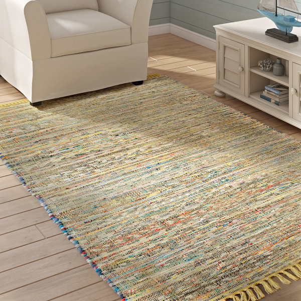 Bay Isle Home Weekley Hand-Woven Cotton Multicolor Area Rug & Reviews ...
