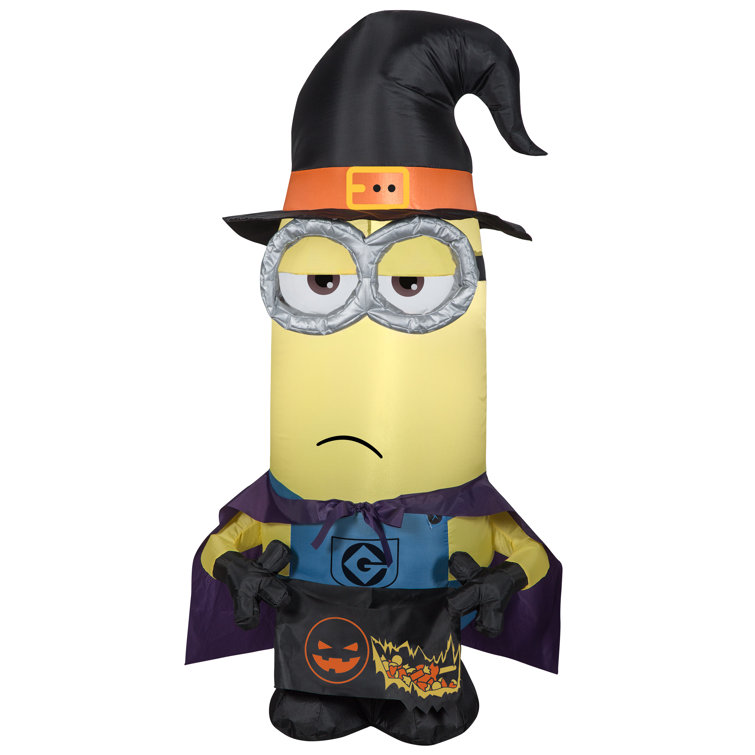 Gemmy Industries Minions Kevin as Witch Inflatable | Wayfair