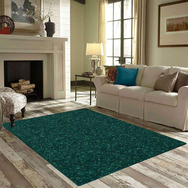 Latitude Run® Braided Forest Green Area Rug | Wayfair
