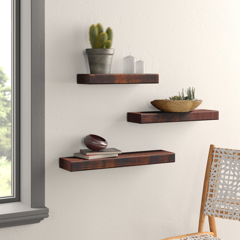 Mistana Ines True 3 Piece Wall Shelf Set & Reviews | Wayfair