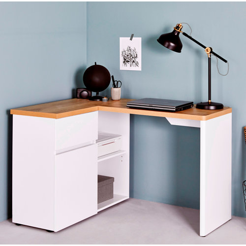 East Urban Home Libre L-Shape Desk & Reviews | Wayfair