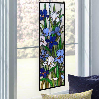 Rectangular Shaped Stained Glass Panels You'll Love | Wayfair