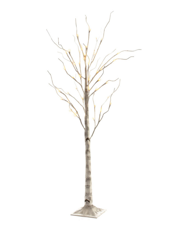 Loon Peak Indoor Birch LED Lighted Tree & Reviews | Wayfair