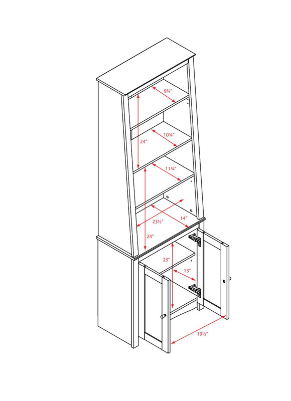 Bookcase Top Dimensions at Jeffrey Gavin blog