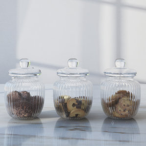 Glass Kitchen Canisters & Jars You'll Love | Wayfair