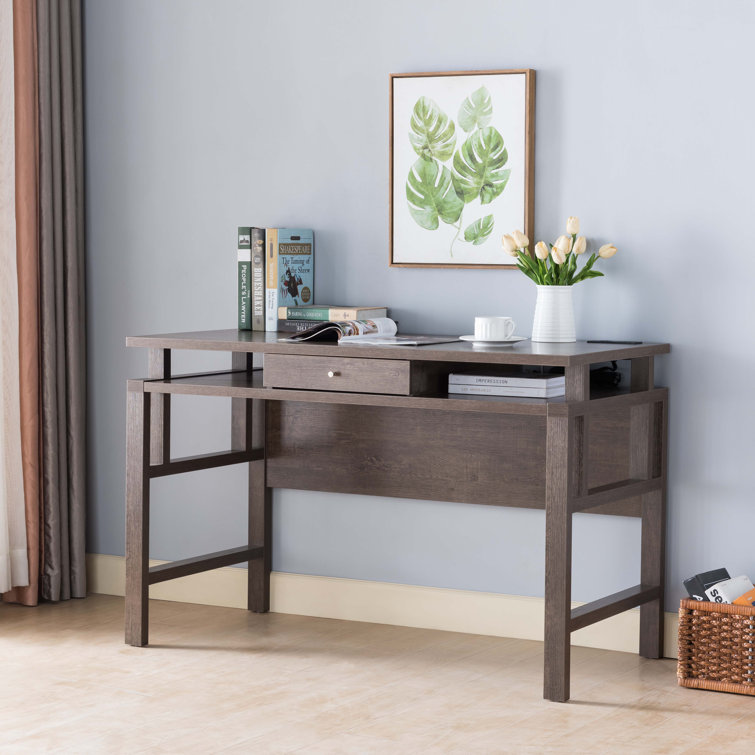 Latitude Run® Desk with Built in Outlets | Wayfair