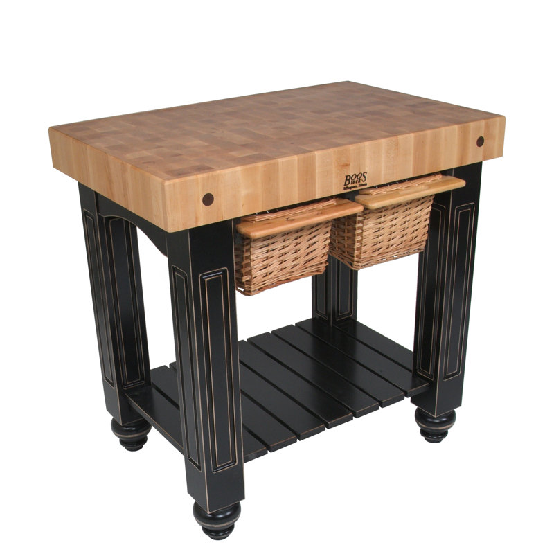 John Boos American Heritage Prep Table with Butcher Block Top & Reviews ...