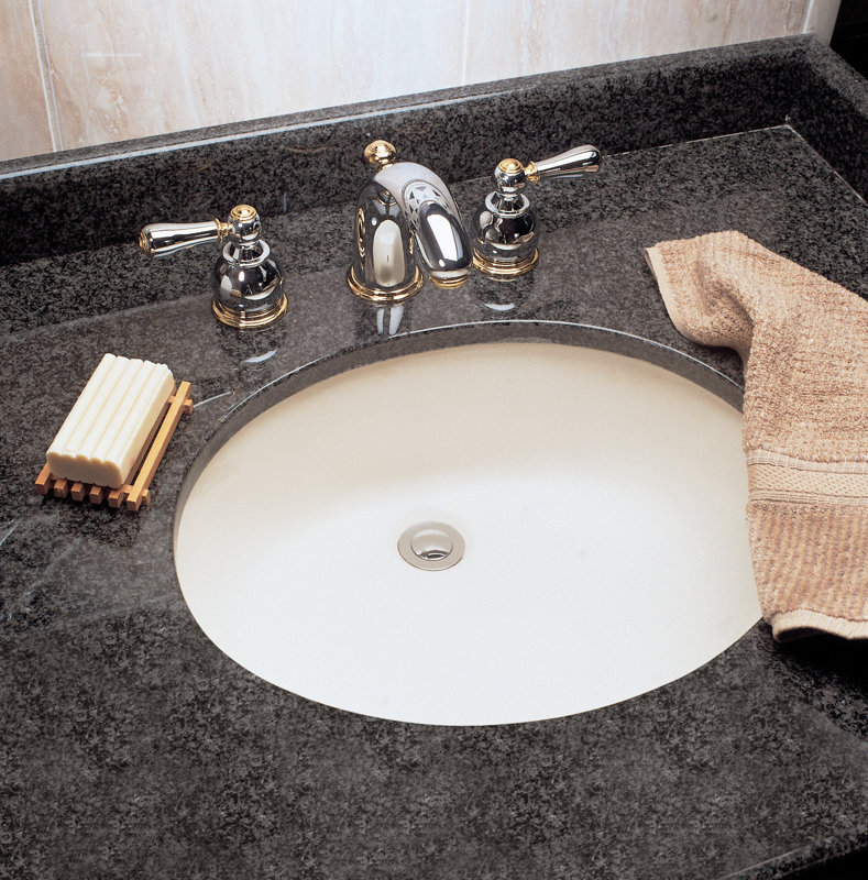American Standard Ovalyn Ceramic Oval Undermount Bathroom Sink with ...