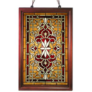 Rectangular Shaped Stained Glass Panels You'll Love | Wayfair