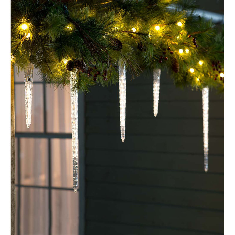 Plow & Hearth Cascading Icicle String Light | Wayfair