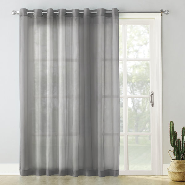 Sliding Door Curtains | Wayfair