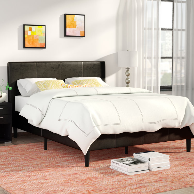 Clyde Upholstered Platform Bed And Reviews Allmodern