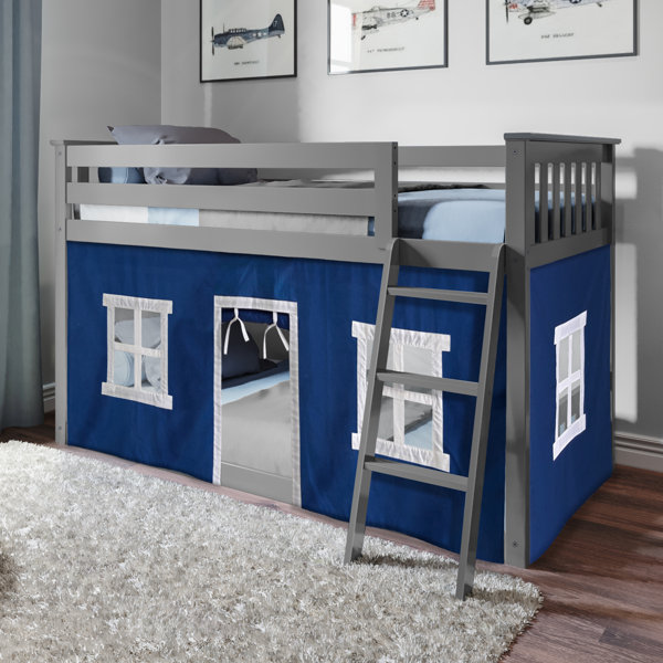 Harriet Bee Rella Twin Over Twin Bunk Bed | Wayfair