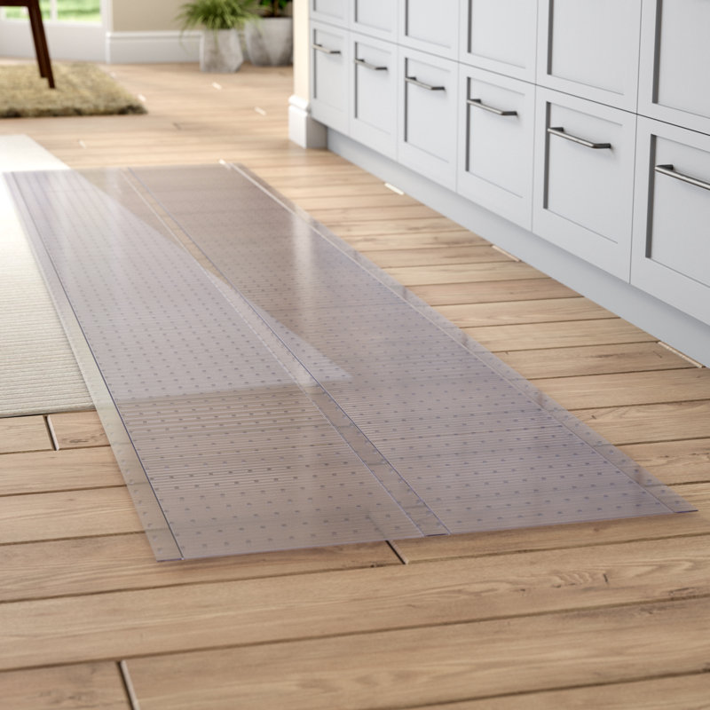 Symple Stuff Pangburn Clear Carpet Protector Non-Slip Indoor Door Mat ...