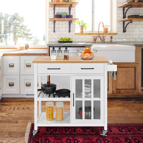 18 Inch Wide Kitchen Island | Wayfair