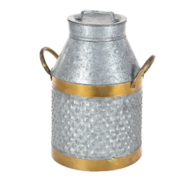 Large Metal Milk Cans | Wayfair.ca