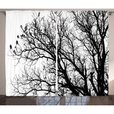 Tree Branch Curtains | Wayfair