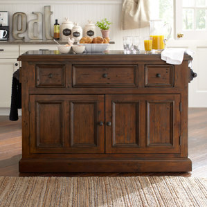 Brown Kitchen Islands & Carts You'll Love | Wayfair