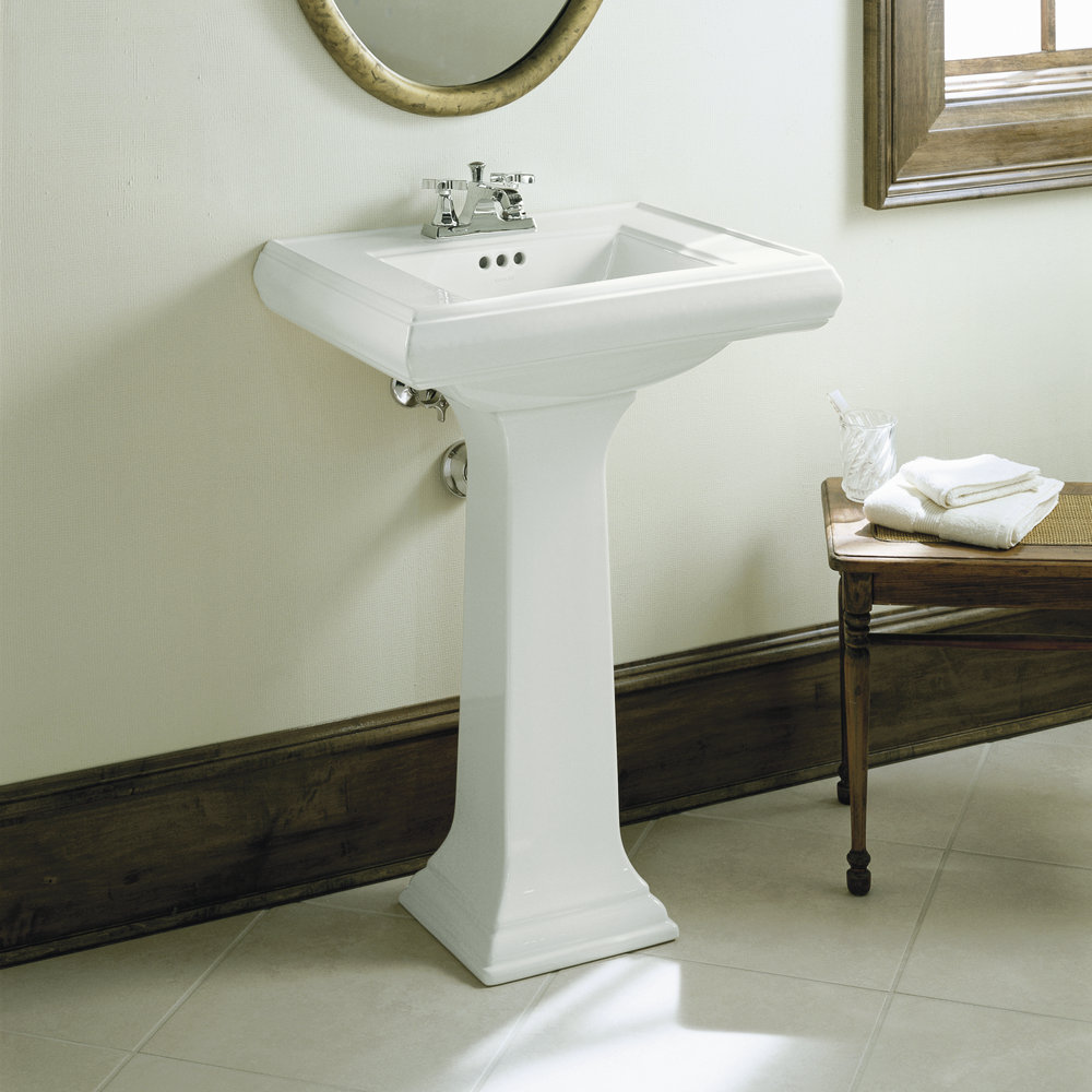 Kohler Memoirs Classic 24 Pedestal Bathroom Sink Reviews Wayfair